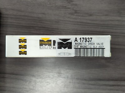 A17937 Mueller Industries 5/8 Magnetic Check Valve OEM A17937 | eBay