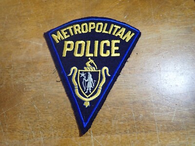 MASSACHUSETTS METROPOLITAN POLICE MASSACHUSETTS STATE POLICE FELT 1940S ...