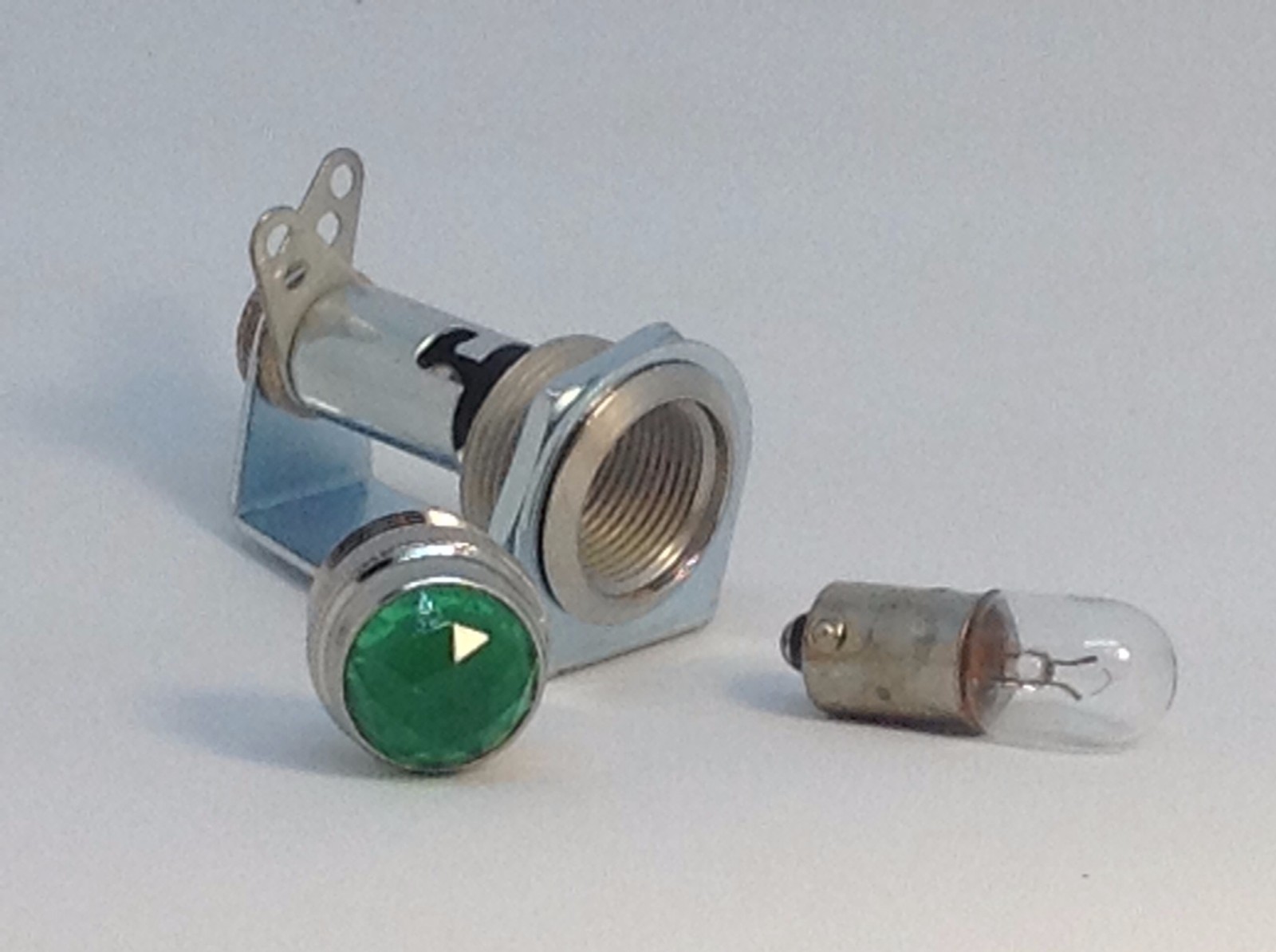 Tube Amp Pilot Light Lamp Assembly with Green Jewel + Number 47 Bulb ...