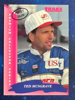 1993 Traks First Run #55 Ted Musgrave | eBay
