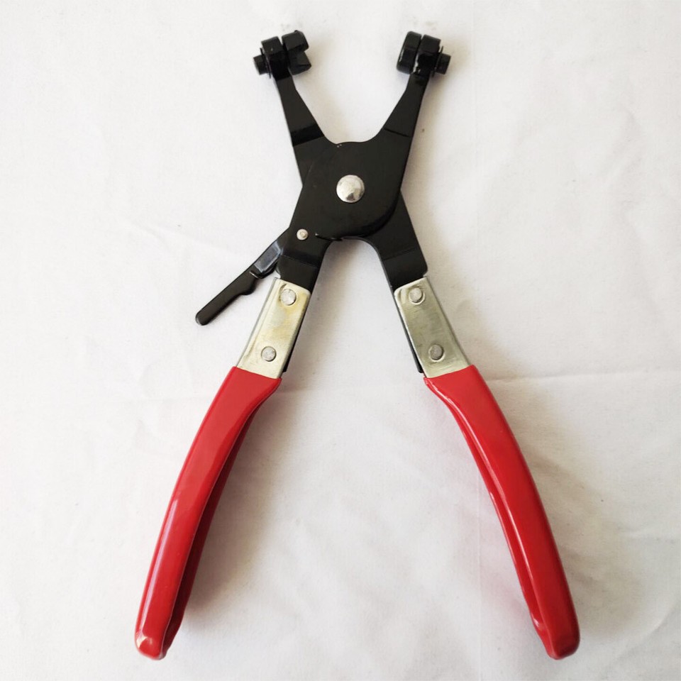 Car Water Pipe Hose Removal Tool Flat Band Ring Type Hose Clamp Pliers ...