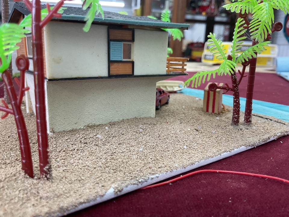 h o scale lights up commercial brick building with pawn store | eBay