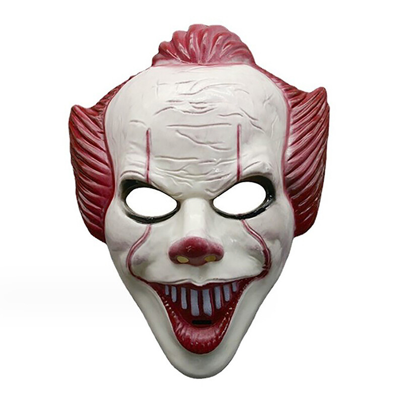Halloween Masks Horror Clown Mask PVC Cosplay Party Props Masquerade ...