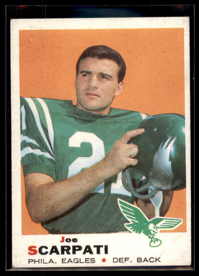 1969 Topps Joe Scarpati #176 Philadelphia Eagles | eBay