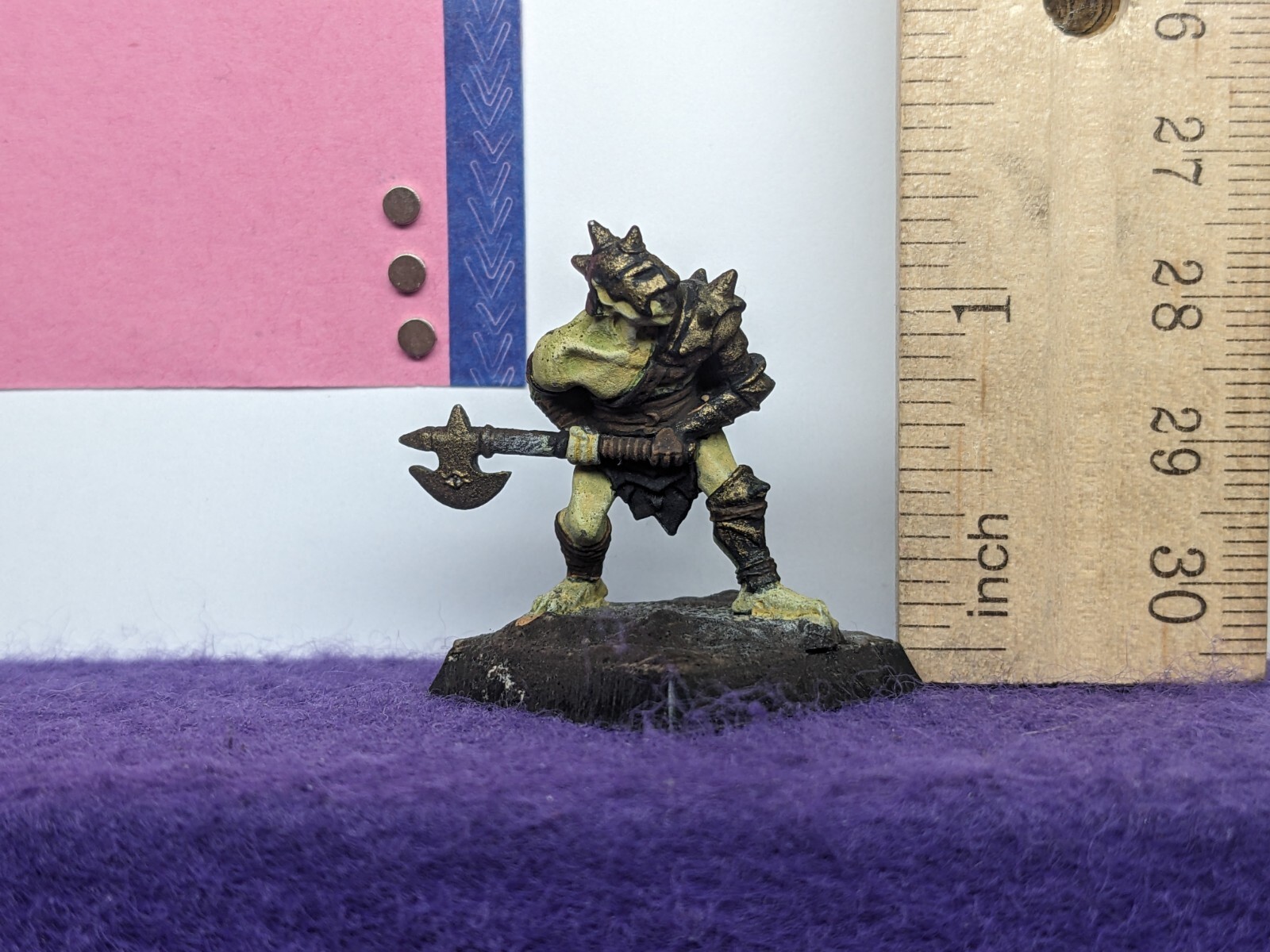Mithril M313 Armoured Orcs (a) axe Red Eye Metal Fantasy Miniature | eBay