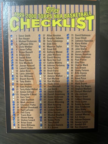 1999 Topps Basketball Cards Not Complete Set. | eBay