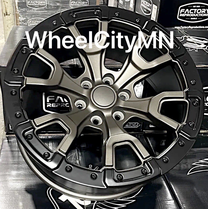 20" black bronze OE Bronco Raptor replica wheels fits 2004 2023 Ford ...