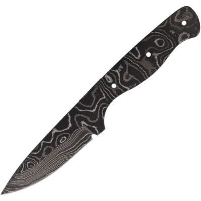 Alabama Damascus Steel Fixed Knife 3" Damascus Steel One Piece ...