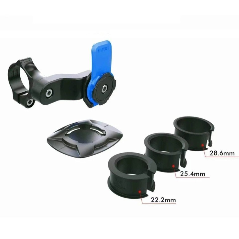 Quad Lock Anti Vibration Handlebar Mount Motorcycle Bicycle Phone ...