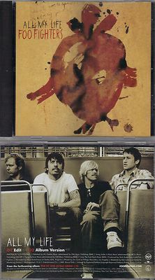 FOO FIGHTERS All My Life 2 versions promo CD single with PicCover | eBay