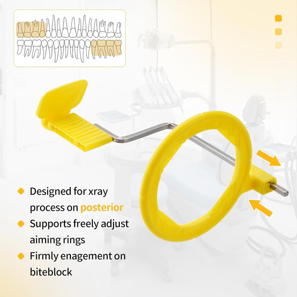 5x Dental X-Ray Xray Bitewing/Anterior/Posterior Arms Kit Positioner ...