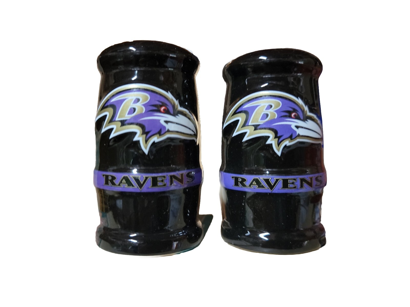 Ceramic Salt And Pepper Shaker Baltimore Ravens | eBay