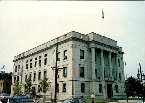 Logan, OH Ohio HOCKING COUNTY COURT HOUSE Courthouse 4X6 Continental ...