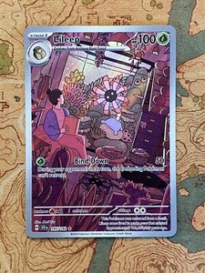 Lileep 2024 Scarlet & Violet: Stellar Crown #145/142 Illustration Rare ...