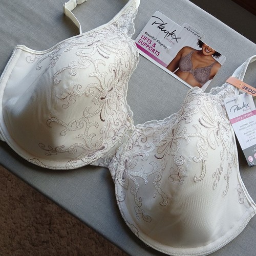 Playtex Secrets Beautiful Lift Embroidered Underwire Bra 38DD Mother o ...
