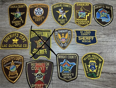 Minnesota County Sheriff Patch (Ramsey, Hennepin, Etc.) | eBay