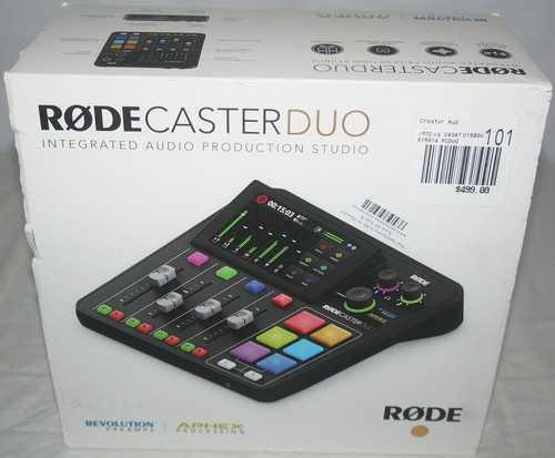 New RODE RodeCaster Duo Integrated Audio Production Studio Streaming ...