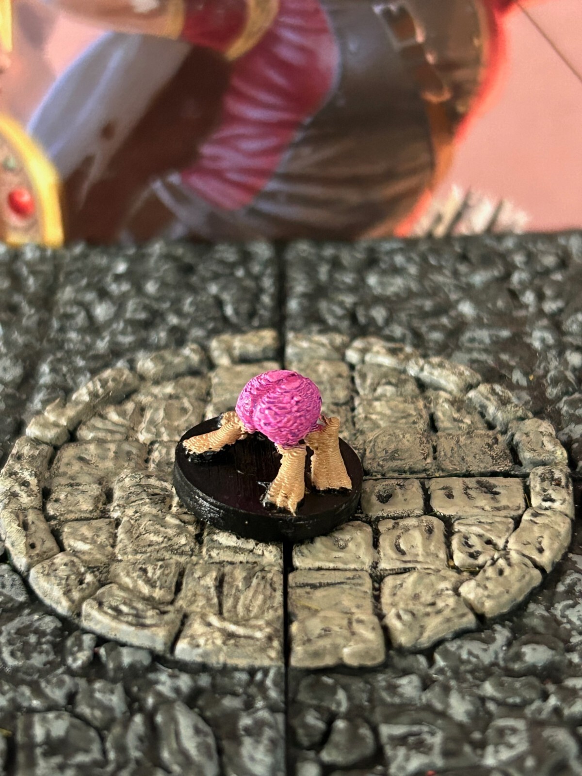 Intellect Devourer printed painted miniature Dungeons & Dragons D&D ...