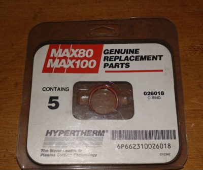 HYPERTHERM O-RINGS 026018 - NEW package of 5 MAX100 - MAX80 | eBay
