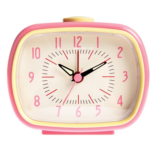 Rex London PINK RETRO STYLE ALARM CLOCK | eBay UK