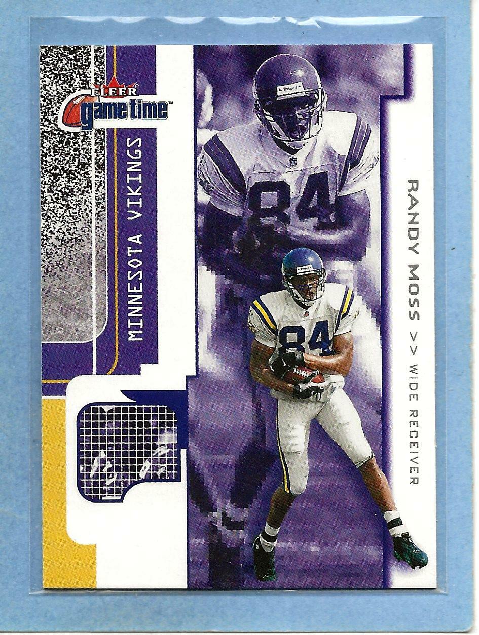 RANDY MOSS - 2001 Fleer Game Time - #82 - Vikings - $1.00 Shipping | eBay