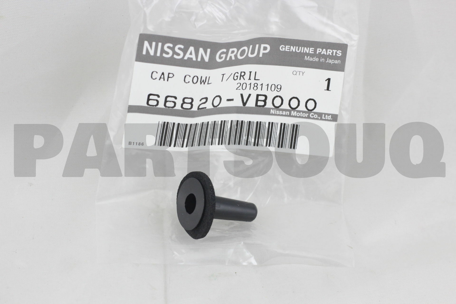 66820VB000 Genuine Nissan CAP-COWL TOP GRILLE 66820-VB000 | eBay