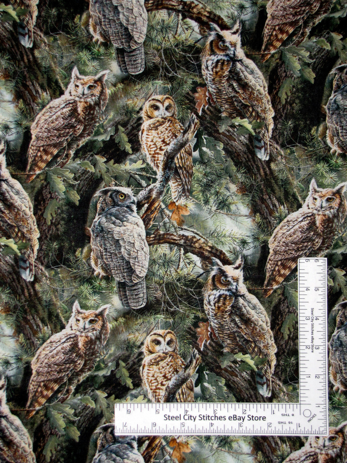 Owl Fabric