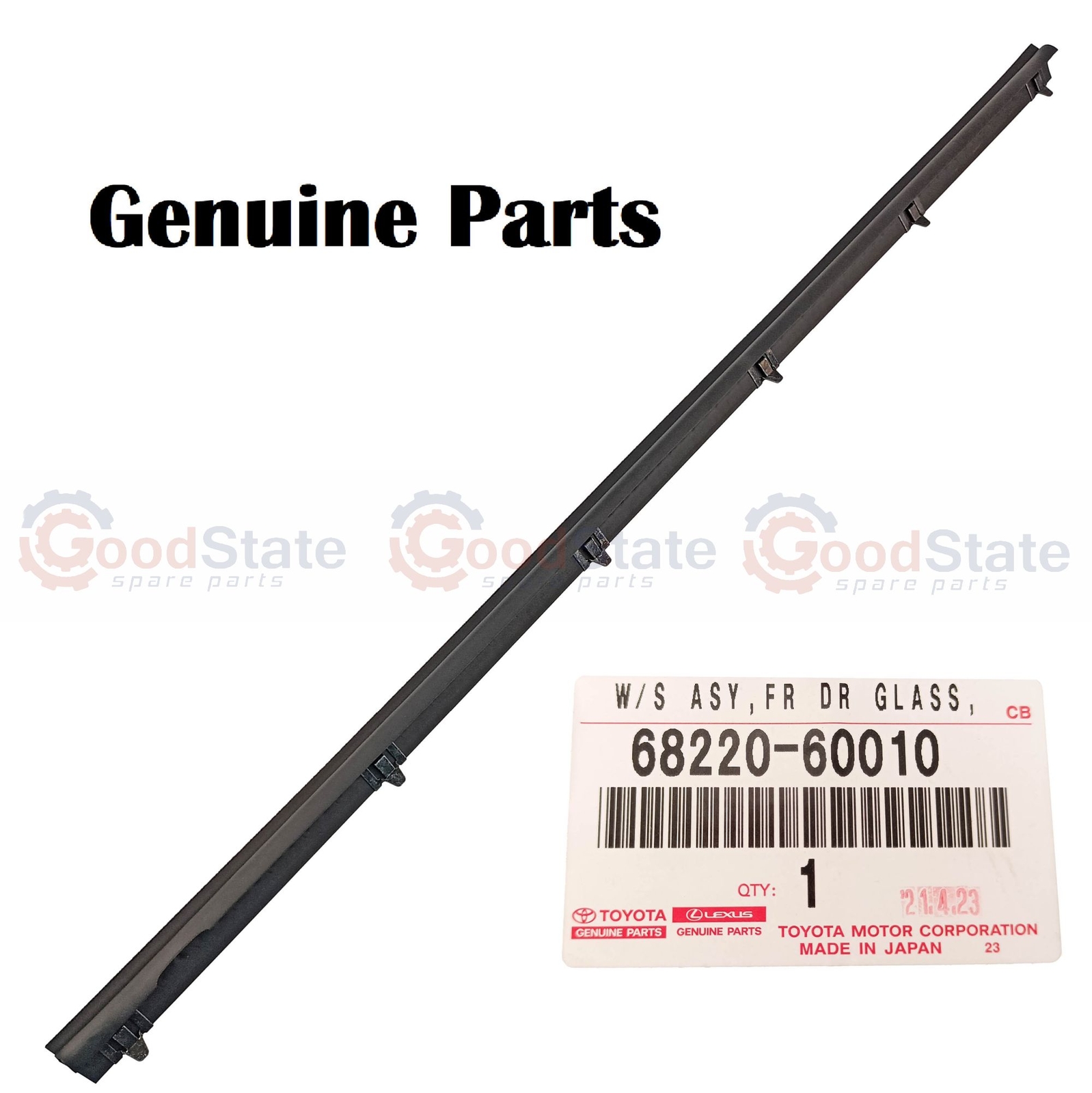 Genuine Toyota LandCruiser VDJ76 RJ77 Front RH LH Door Glass Inner ...