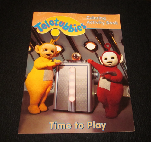 Teletubbies "Time to Play" Unused Coloring Activity Book Vintage 1999 ...