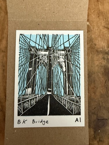 Ana Inciardi Mini Print - Brooklyn Bridge | eBay