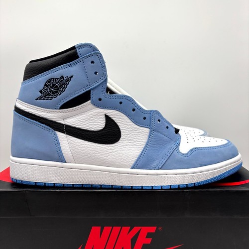 Nike Air Jordan 1 Retro High University Blue Athletic Shoes 12 Men's ...