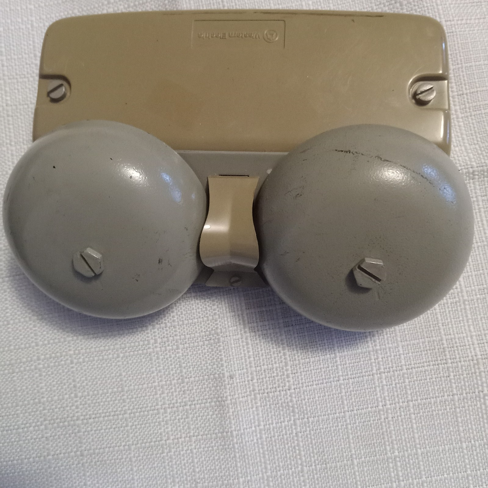 Vintage Double External Telephone Ringer Western Electric Phone Bell ...