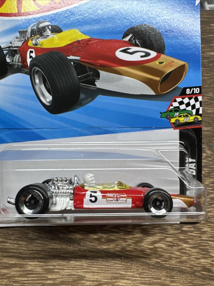2025 HOT WHEELS #193 - ‘68 Lotus Type 49 (White #8 HW Race Day) A80 | eBay
