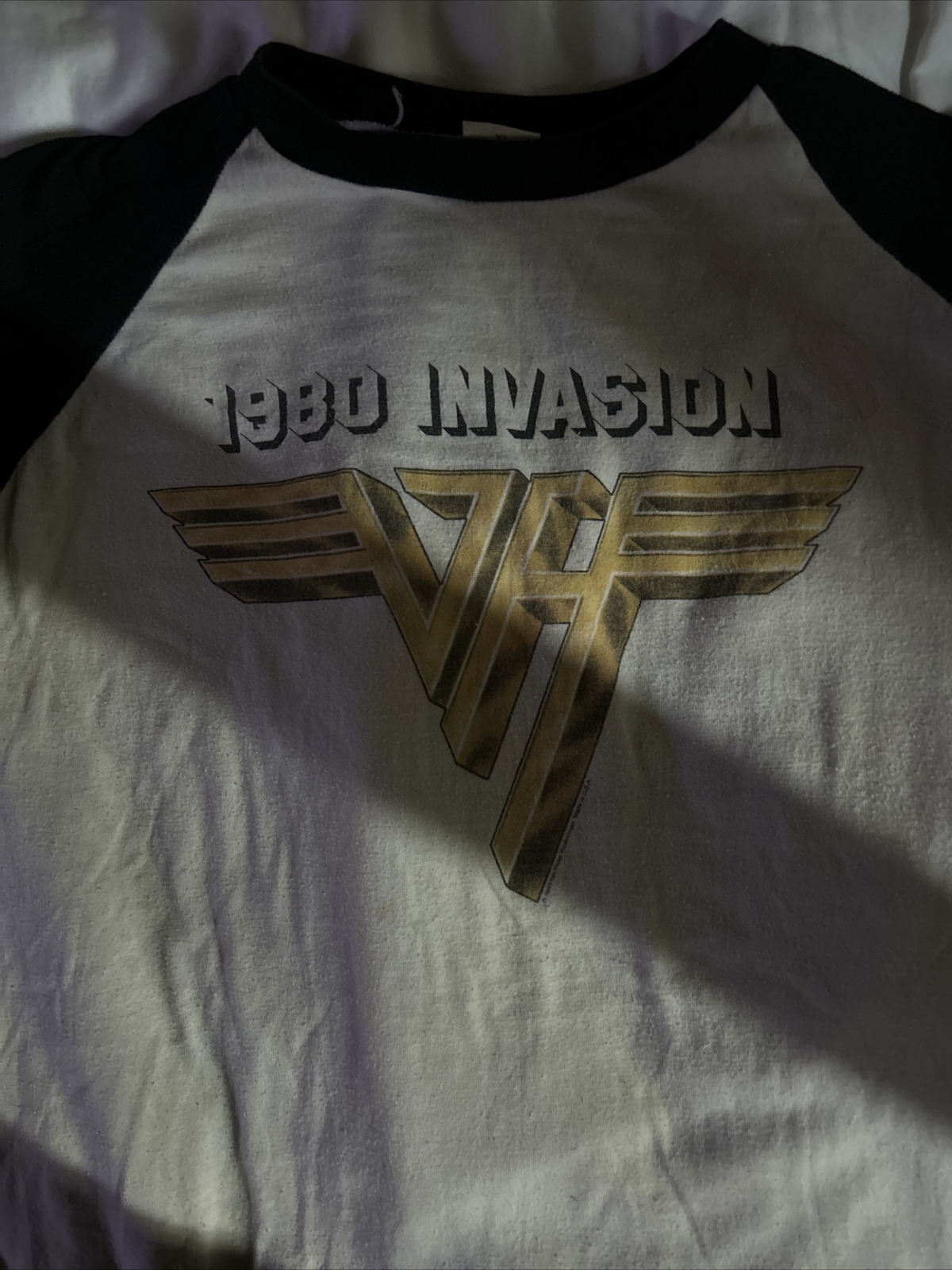 VTG 1980 Van Halen Invasion Tour T-shirt Los Angeles… - Gem