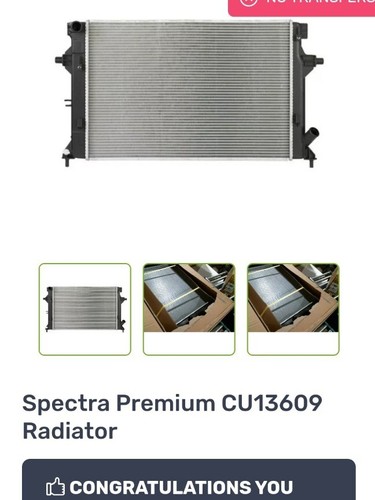 Spectra Premium Radiator CU 13609 fits A Hyundai Elantra 2017-2020 | eBay