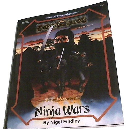 FROA1 Ninja Wars AD&D TSR 9307 Reprint module forgotten realms oriental ...