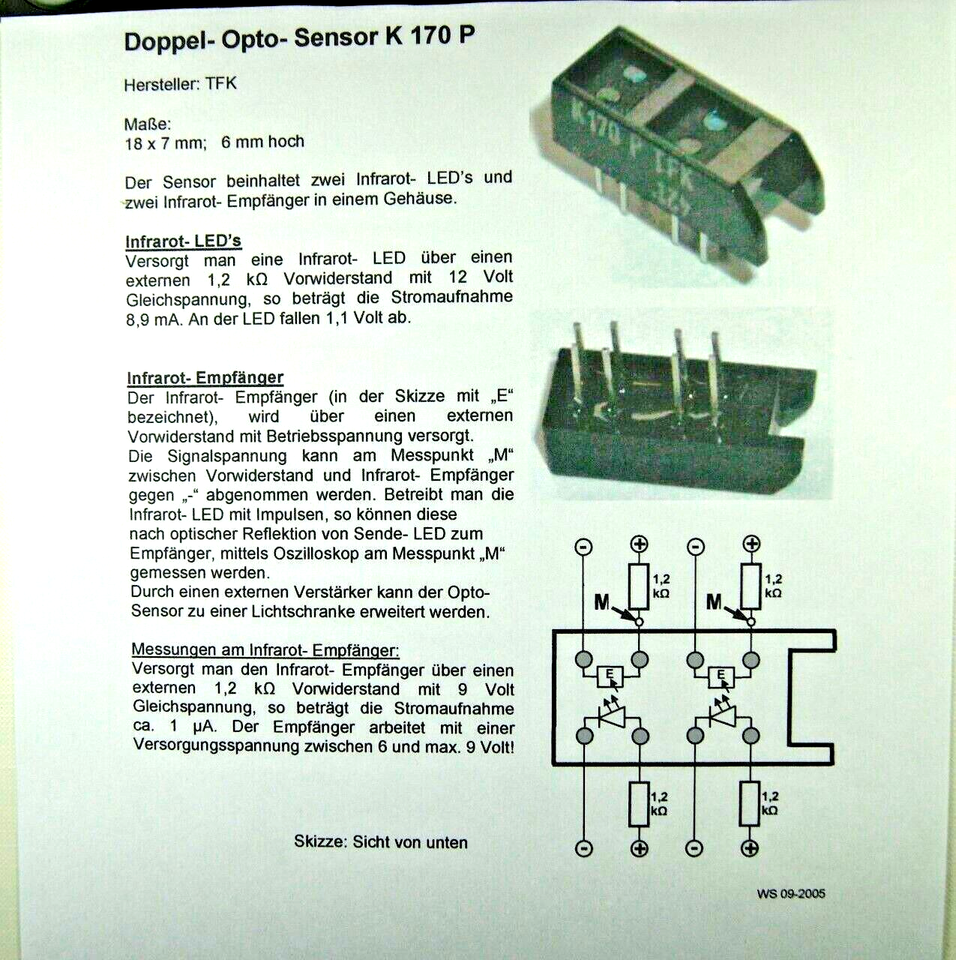 50pcs K170P [ CNY70 x 2 ] dual reflective opto-sensor TFK-VISHAY | eBay
