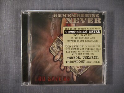 REMEMBERING NEVER-God Save Us (CD, 2006)Unearth Terror Throwdown ...