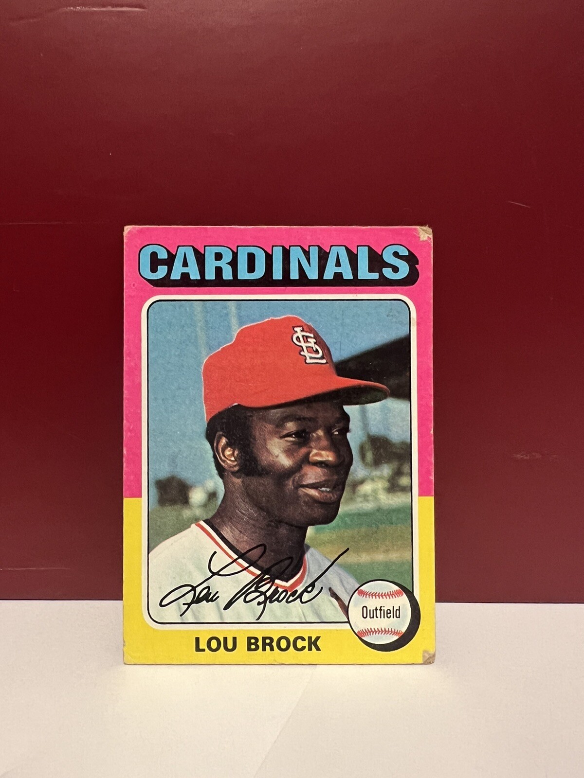 1975 Topps Baseball Lou Brock St. Louis Cardinals #540 | eBay