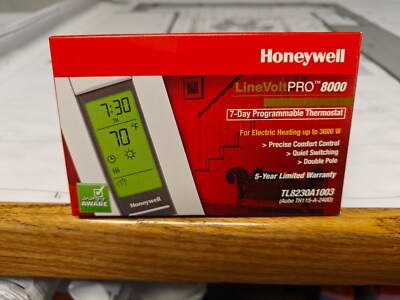 Honeywell LineVoltPRO 8000 7-Day Programmable Electric Heat Thermostat ...