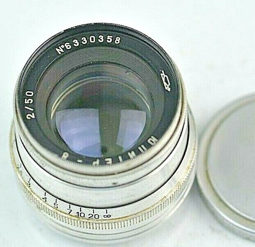JUPITER 8 lens 50mm f2.0 M39 mount Leica Portrait manual Sonnar ...