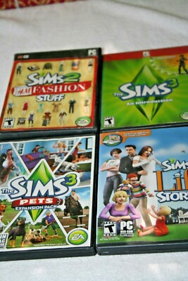 4 The Sims Games : Fashion Stuff;Sims 3, an Intro;Sims 3 Pets (EP ...