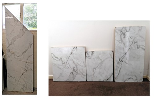 Howden Kitchen Worktop Offcuts x 4. 40mm Leftovers from new fitted ...