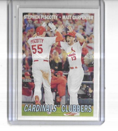 2016 Topps Heritage #63 Cardinals Clubbers | eBay
