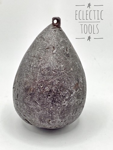 Vintage Antique Lead 700 gram Plumb Bob Turnip Shape Builders ...