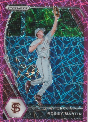 2021 Panini Prizm Draft Picks ROBBY MARTIN Pink Velocity Prizm #PDP198 ...