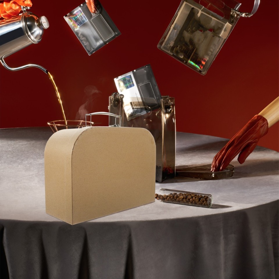 Wedding Vintage Suitcase Paperboard Suitcases Villa Decorative Gift ...