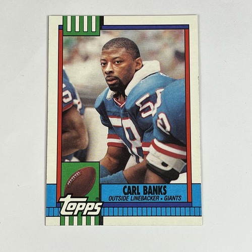 1990 TOPPS FOOTBALL Card #53 Carl Banks New York Giants | eBay