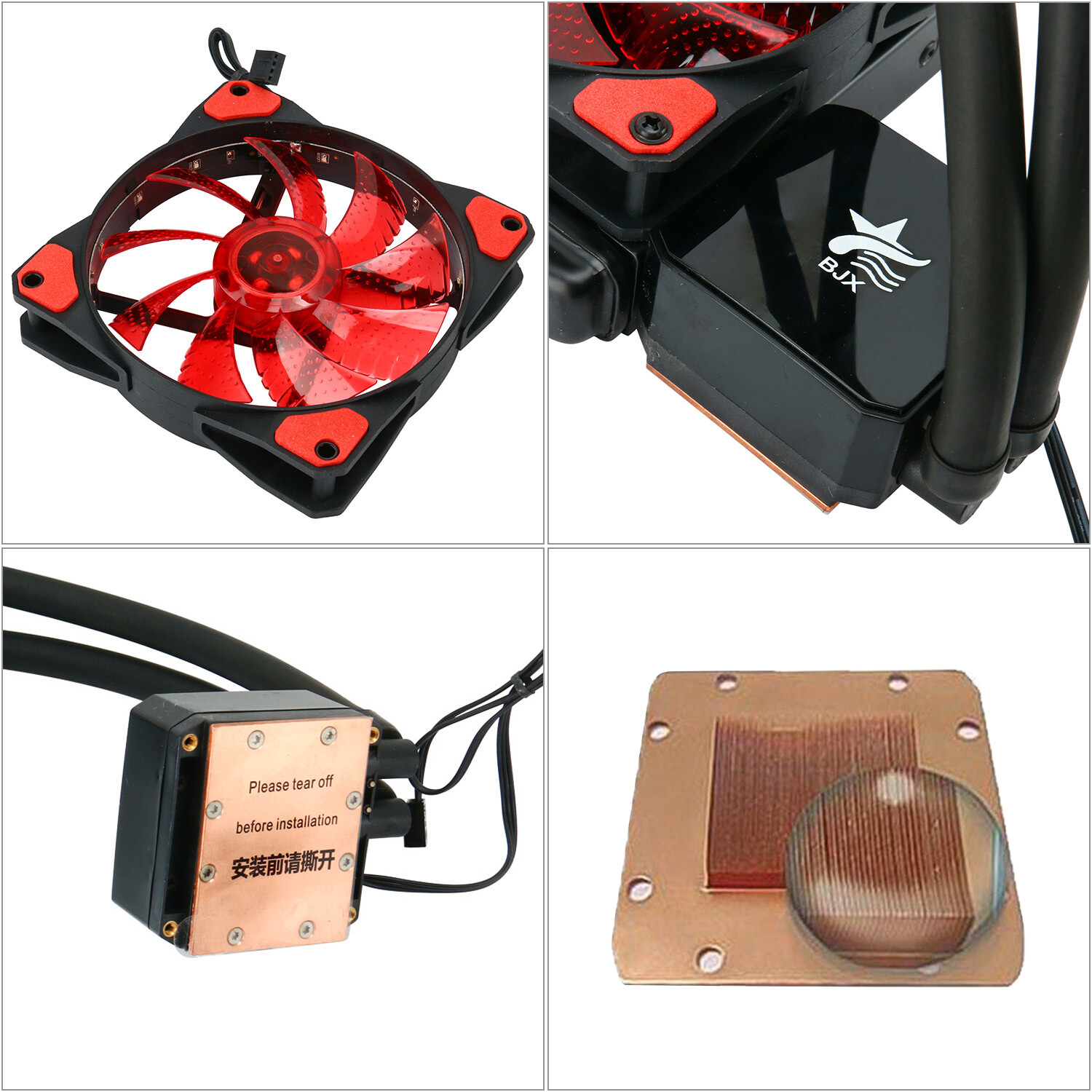 Liquid CPU Cooler Water Cooling System Radiator 120mm with Fan for ...