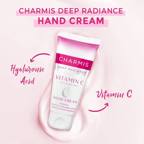 Charmis Deep Radiance Hand Cream with Vitamin C and Hyaluronic 150gm ...